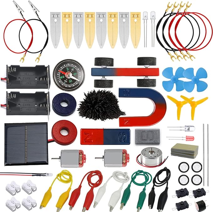 Amazon.com: STEM Science Kit, Magnets Learning Kits,Basic Circuit ...