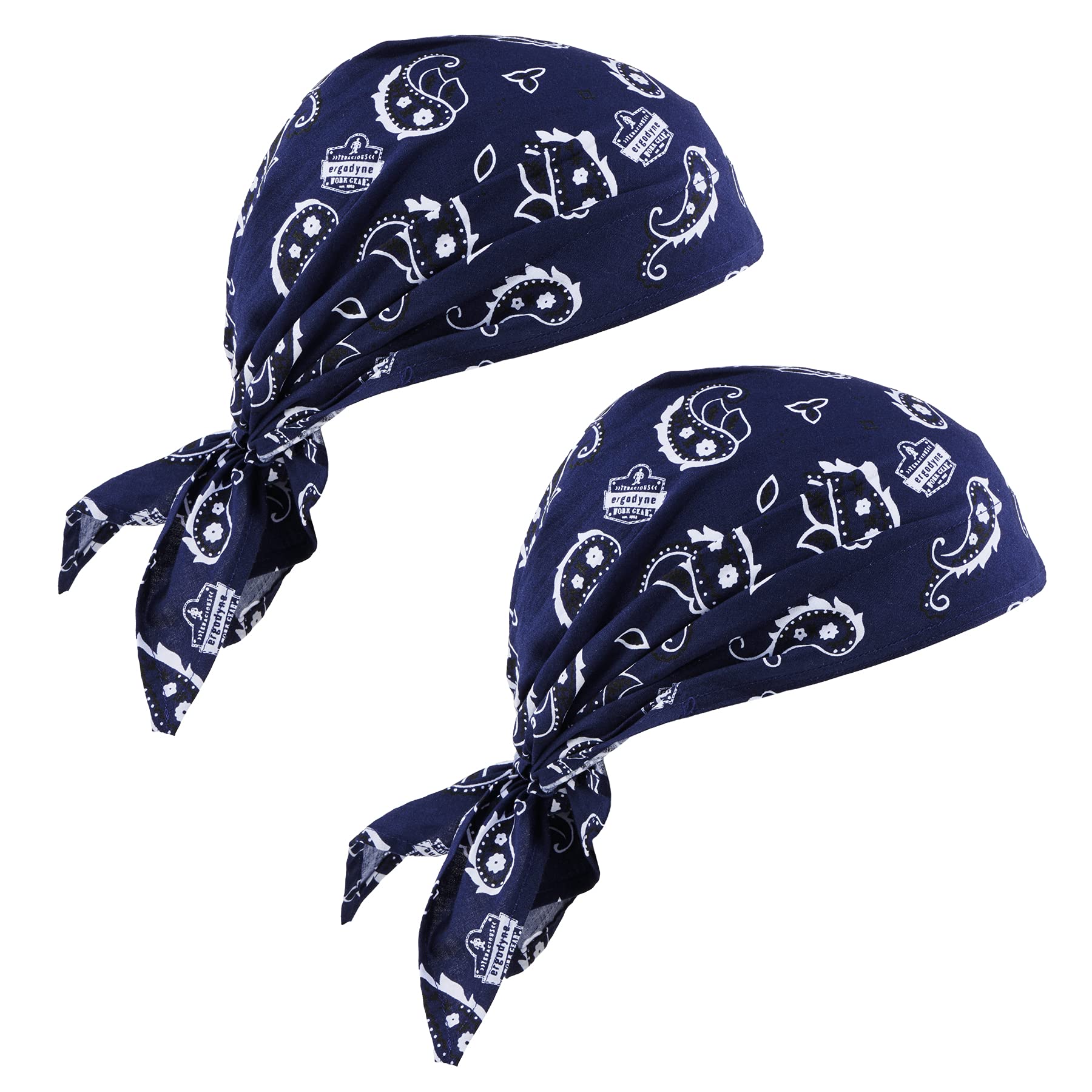 Amazon.com: Ergodyne Chill-Its 6710CT Evaporative Cooling Dew Rag, Navy ...