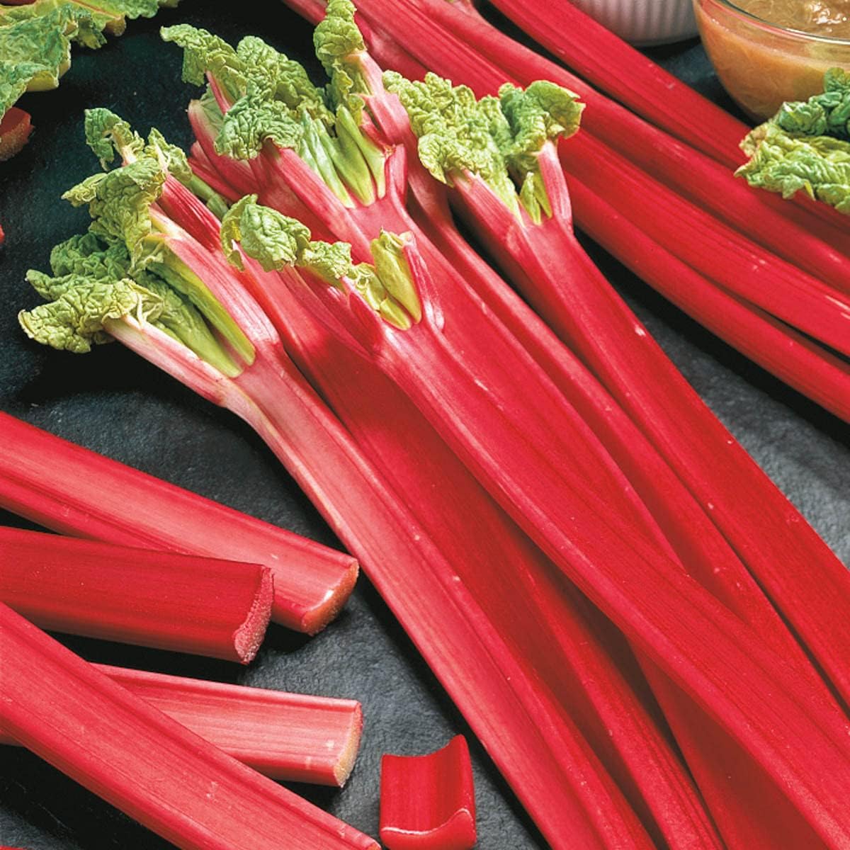 Amazon.com : Rhubarb Plants Live Root for Planting, Deep Red Rhubarb, 1 ...