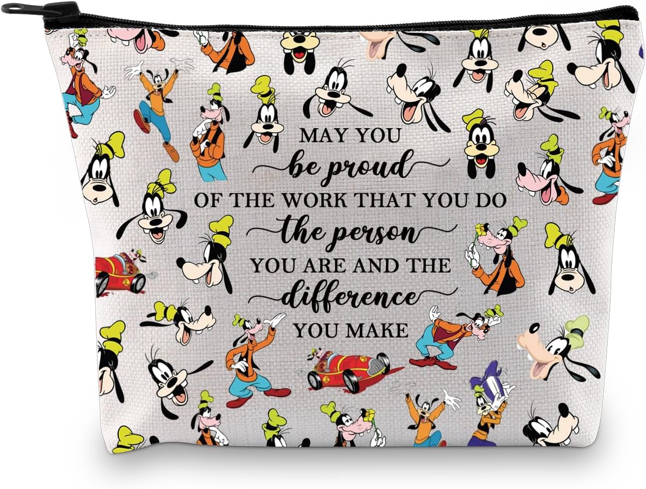 Amazon.com: BDPWSS Goofy Gift Goofy Dog Fans Makeup Bag Cartoon Movie ...