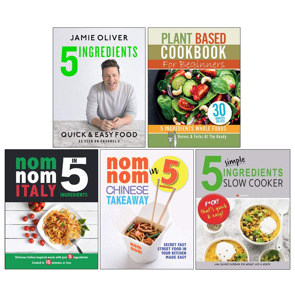 5 Ingredients - Quick & Easy Food [Hardcover], Plant Based Cookbook For ...