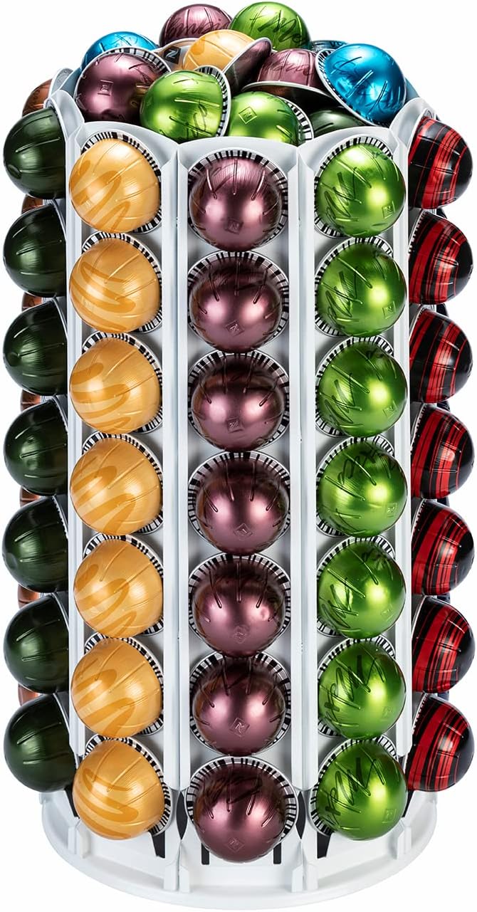Amazon.com: Flagship 4 Tier Coffee Pod Holder Carousel for Nescafe ...