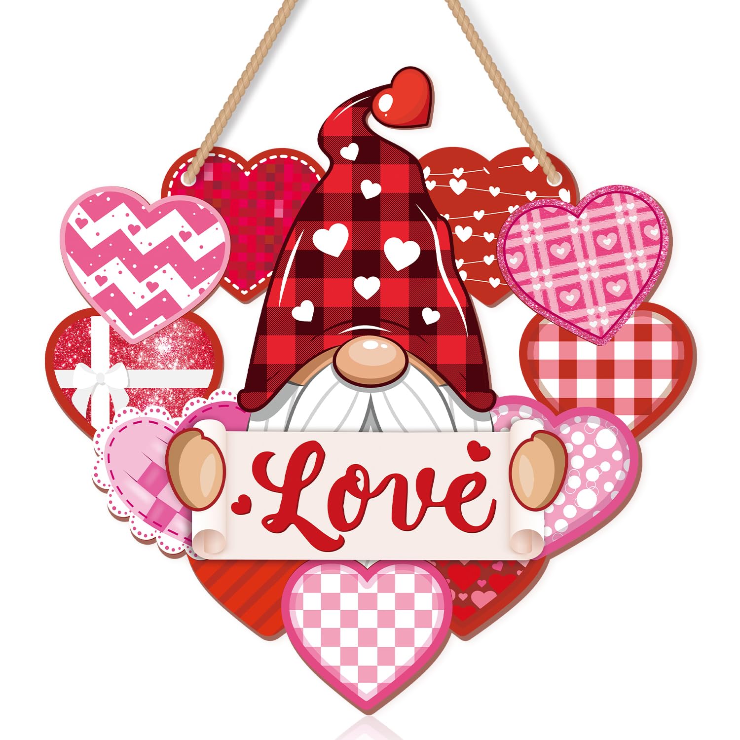 Amazon.com: Valentines Day Door Sign, Valentines Day Door Decorations ...