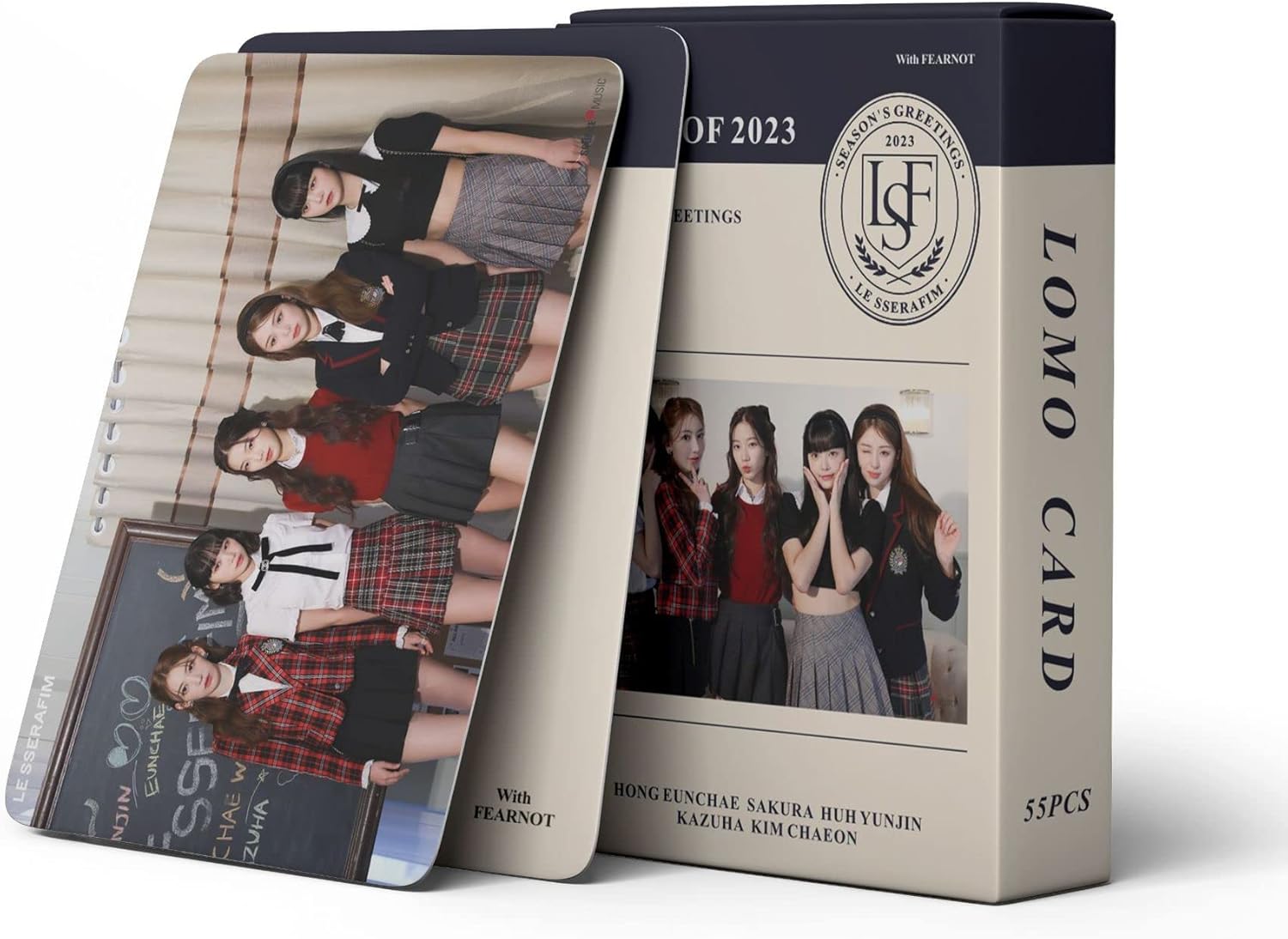 LESSERAFIM Lomo Card Photocards LESSERAFIM 2023 SEASON'S GREETINGS New ...