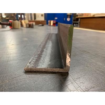 Slotted Angle Iron 1/16 Flat Bar 1/4\" X 3\" X 3\" Steel Angle Iron (6 ...