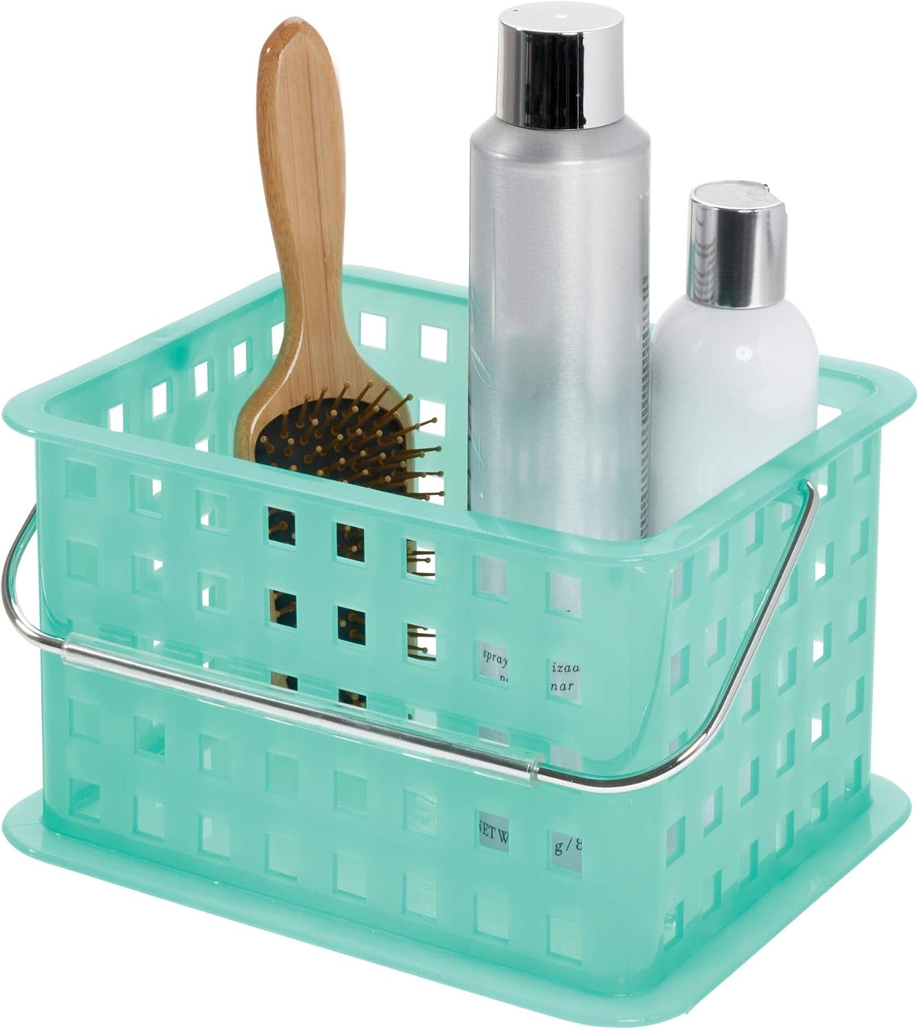 Amazon.com: iDesign 61281 Household Storage Basket with Handle for DVDs ...