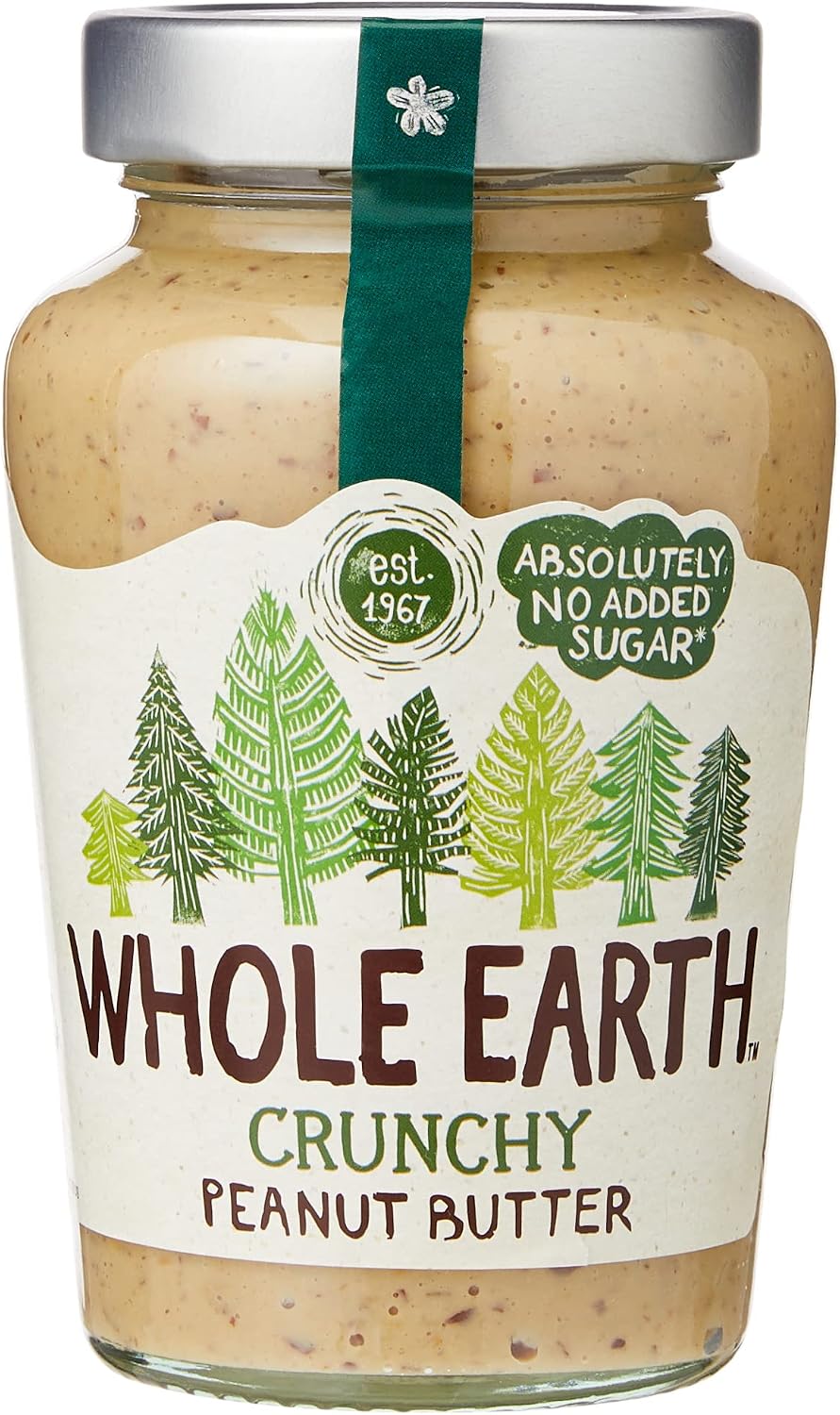 Whole Earth Crunchy Peanut Butter, Original Nut Spread Made with All ...