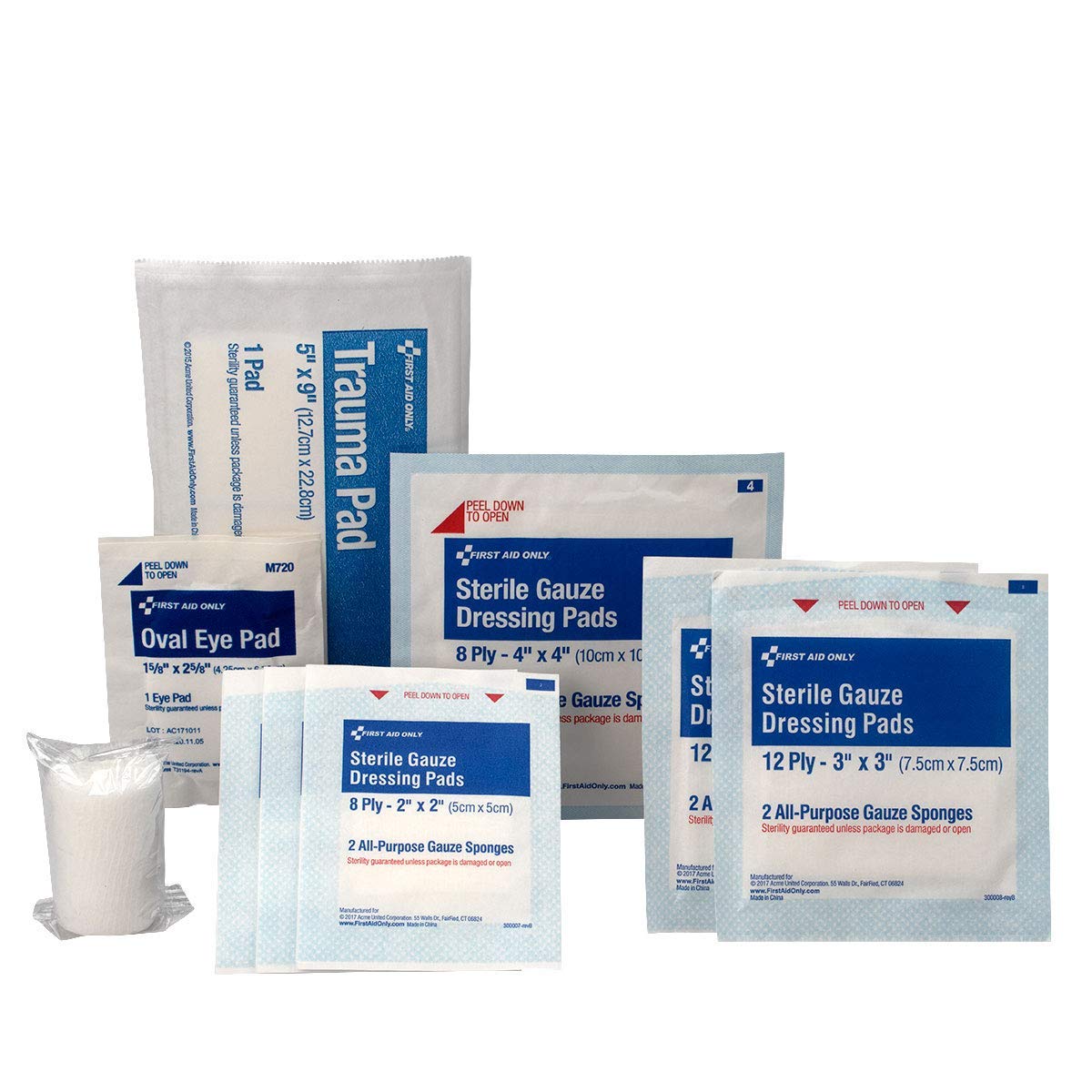 First Aid Only All-Purpose Essentials Soft-Sided First Aid Kit, Blue ...