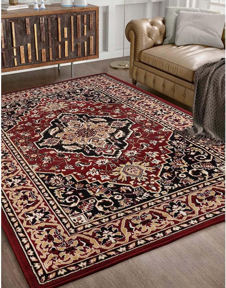 Amazon.com: TOPRUUG Washable Oriental Area Rug - 5x8 Rugs for Living ...