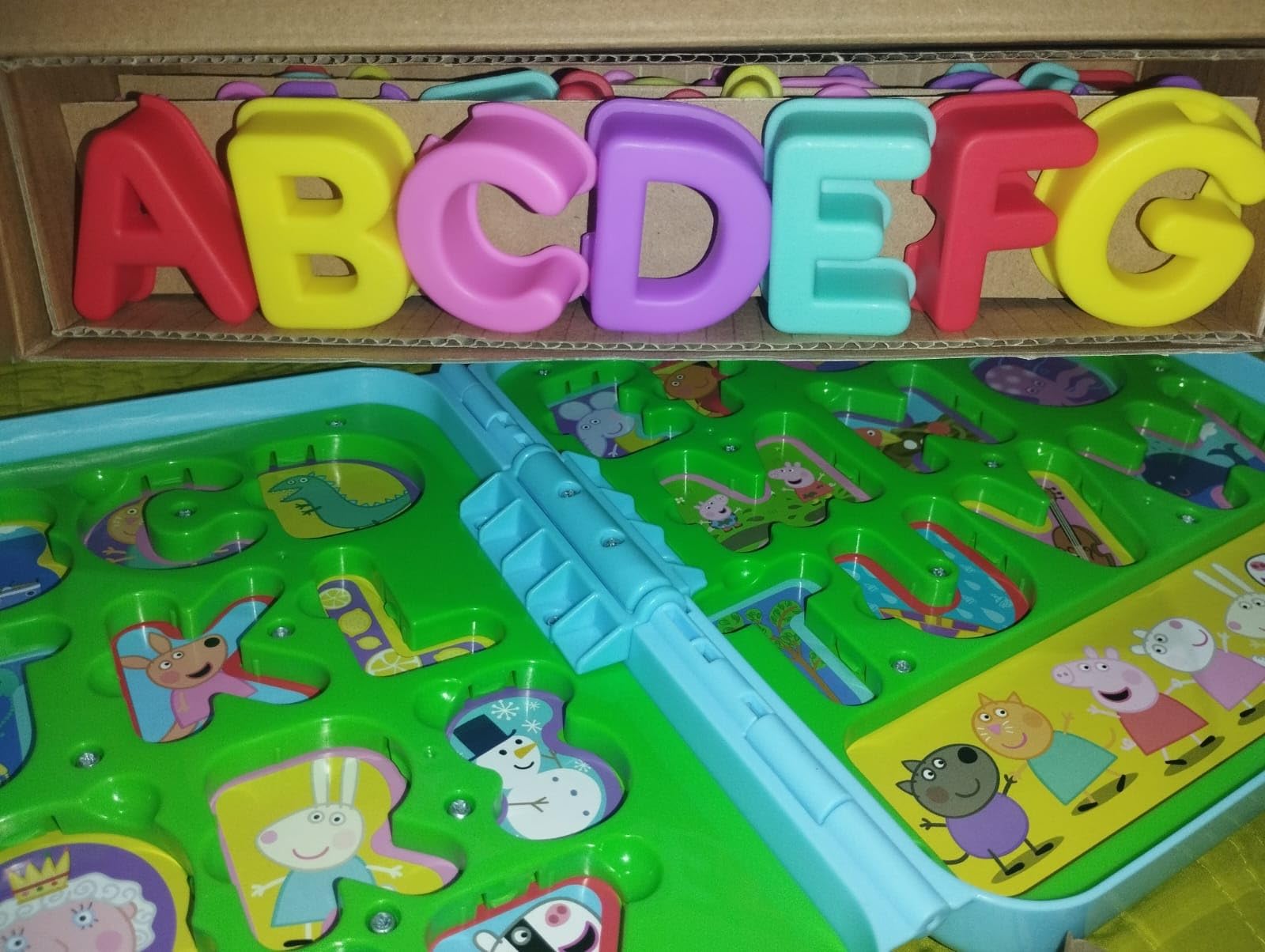 $5/mo - Finance Peppa Pig Peppa’s Alphabet Case, ABC Toys, Puzzle ...
