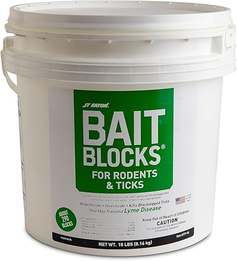 Amazon.com : JT Eaton Bait Blocks for Rodents and Ticks, 18 lb ...