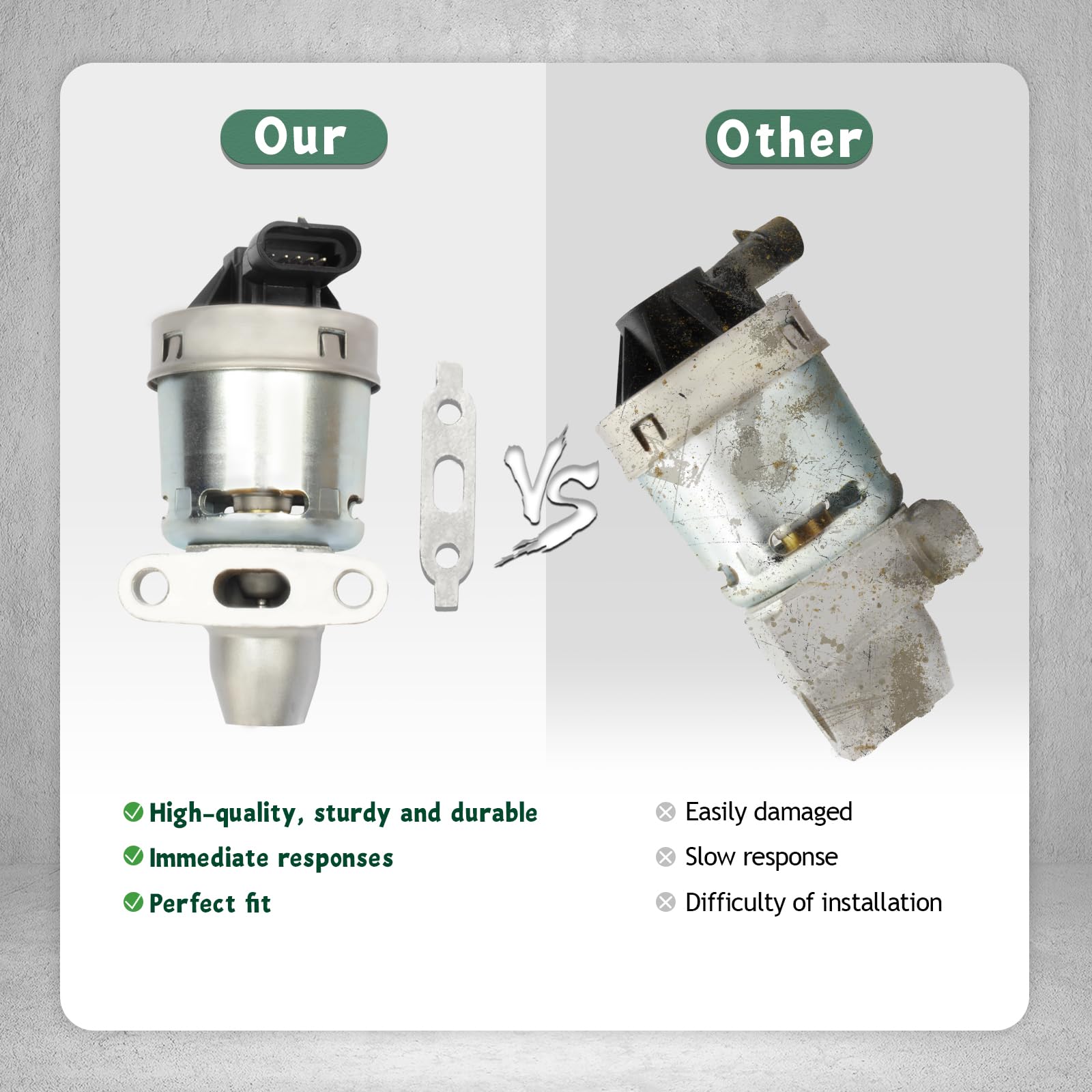 Egr Tube Egr Valve For Exhaust Gas Recirculation (EGR) Valve EGV612 ...