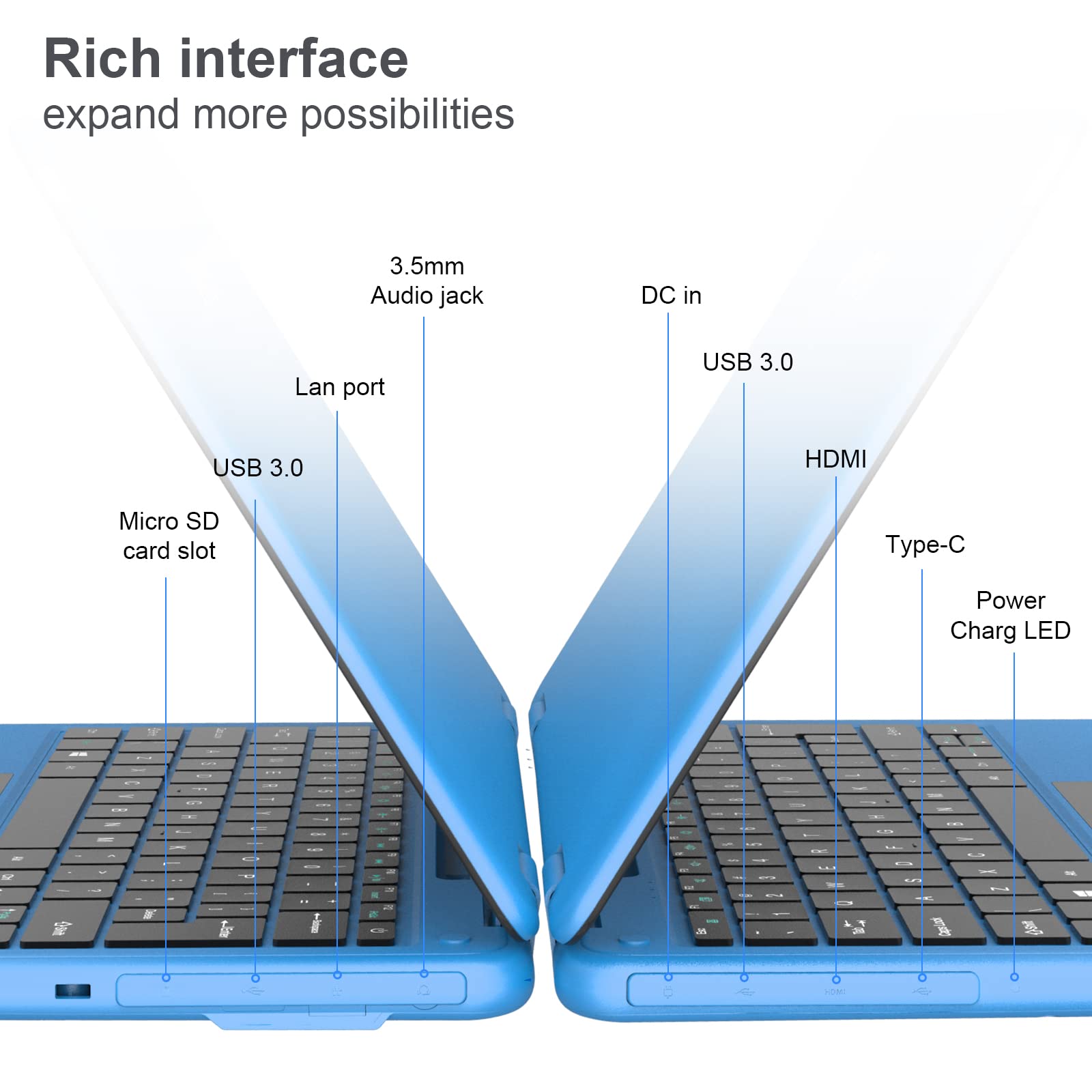 Snapklik.com : AWOW Touchscreen Laptop, 2 In 1 11.6 FHD Intel 4 Core ...