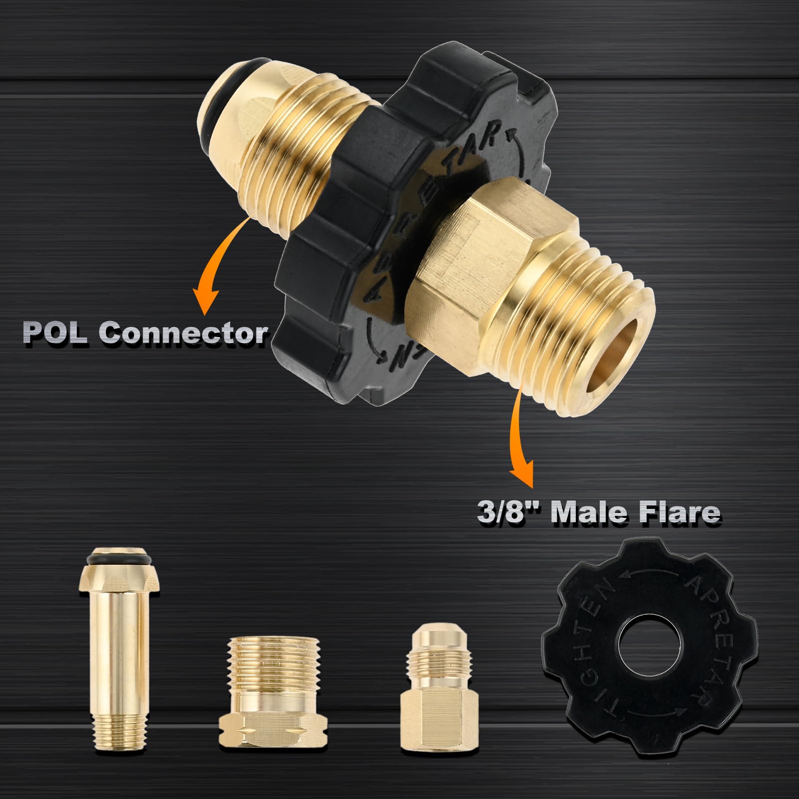 Snapklik.com : Lemfema Soft Nose POL Propane Gas Tank Adapter Plug