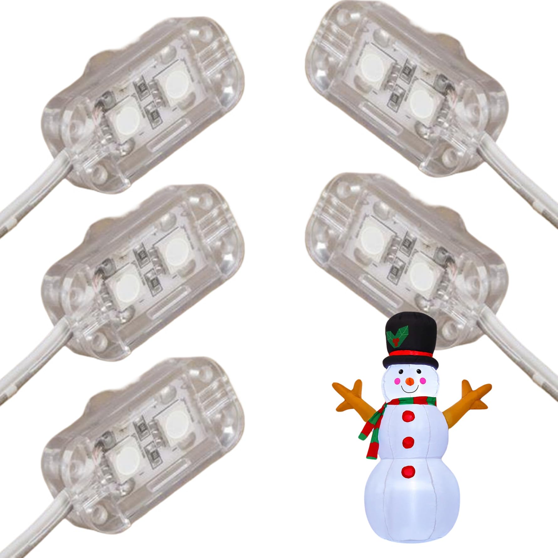 Amazon.com: LED Module, Waterproof 5led Inflatable Light Strip, Plastic ...