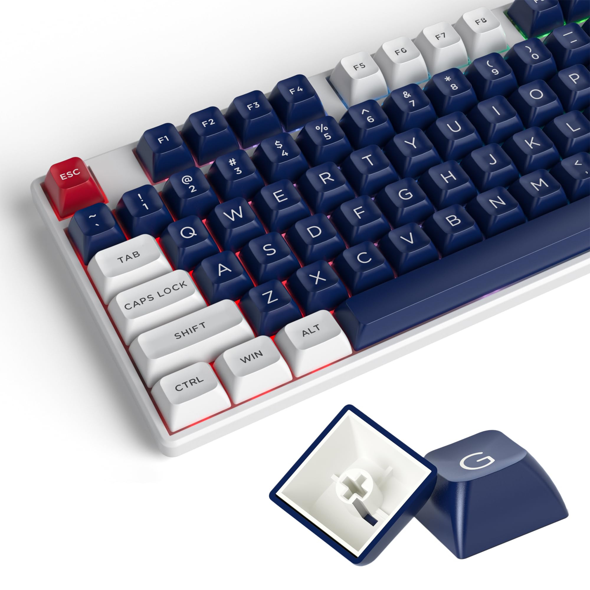 Amazon.com: Guffercty kred GTSP 150-Keys ASA Profile Keycaps Double ...