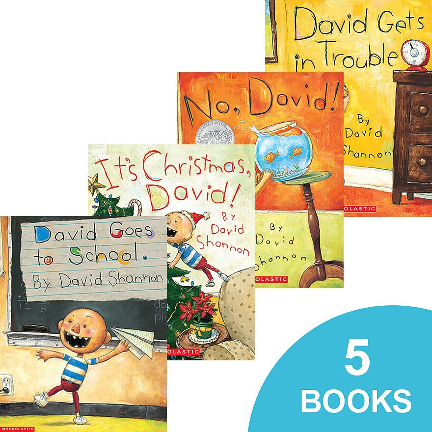 Buy No, David! 5 Book Set (No, David!, Grow Up David!, It's Christmas ...