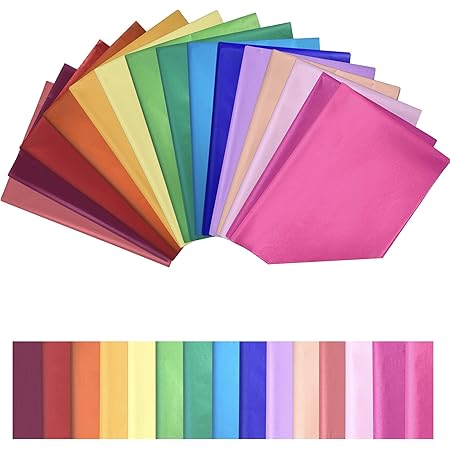 90 Sheets Large Tissue Paper Assorted Tissue Paper : Amazon.co.uk: Home ...