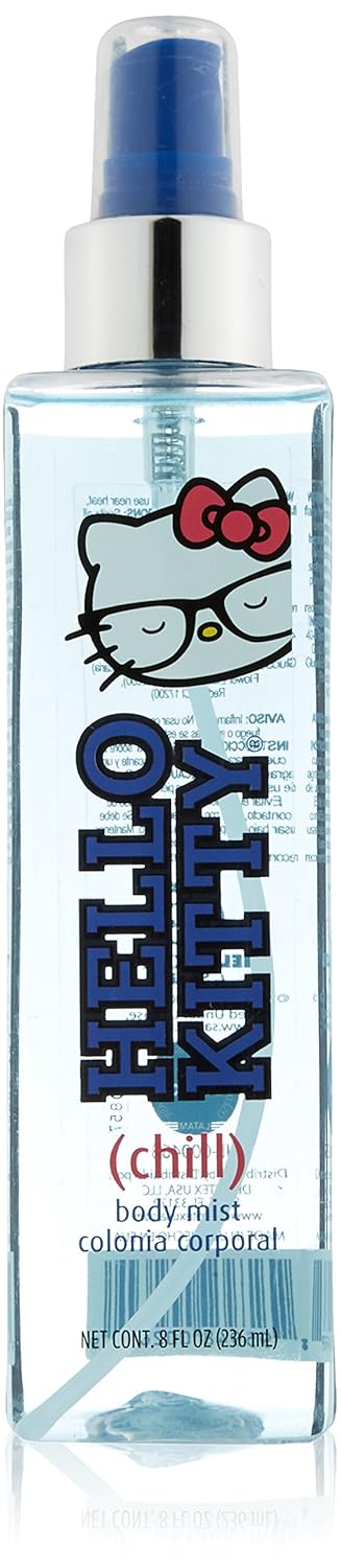 Amazon.com : Hello Kitty Body Mist Spray for Women, Chill, 8 Ounce ...
