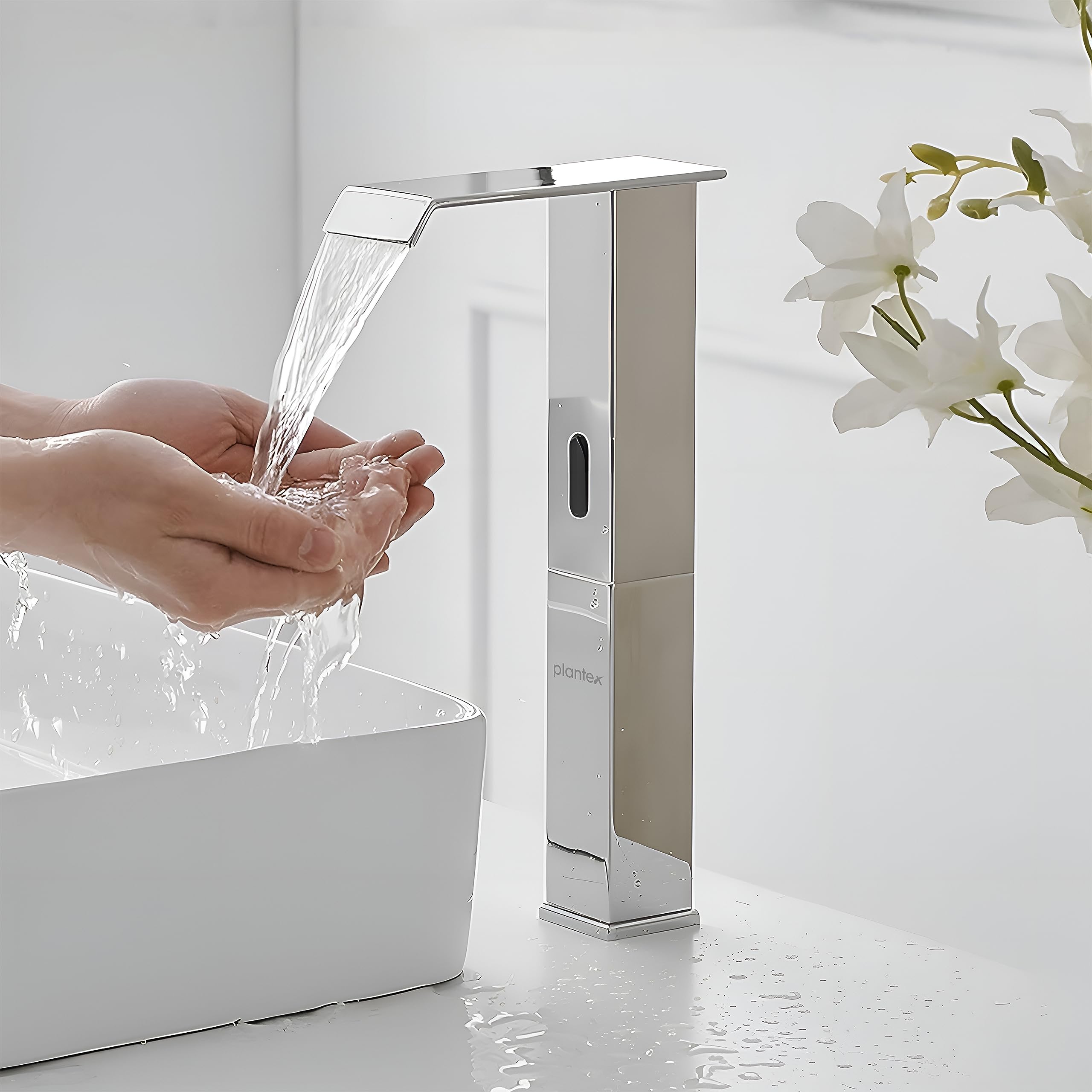 Buy ex Pure Brass Automatic Touchless Basin tap/Sensor Tap for ...