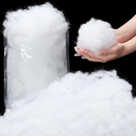 Noverlife 10.6Oz/300g Fake Snow Cotton, Artificial Snow Cotton Clouds ...