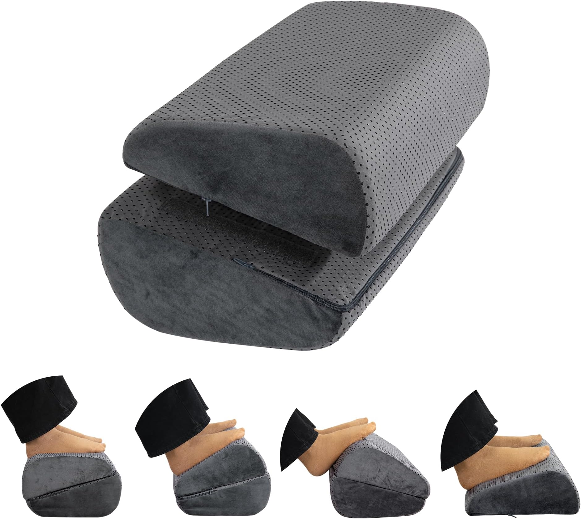 Amazon.com: BALAPET Adjustable Foot Rest Under Desk at Work, Memory ...