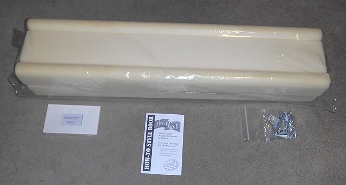 Amazon.com: Deco WRAP Creative Cornice KIT Foam Form Valance Drapery no ...