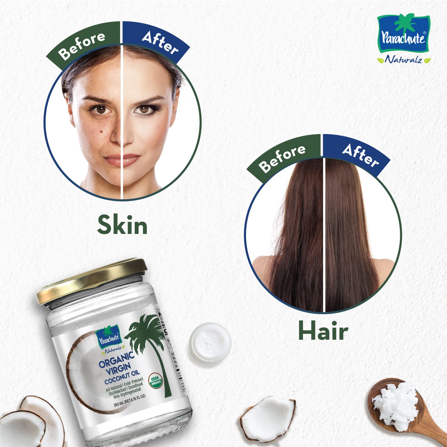 Snapklik.com : Parachute Naturalz Virgin Coconut Oil 100% Organic ...