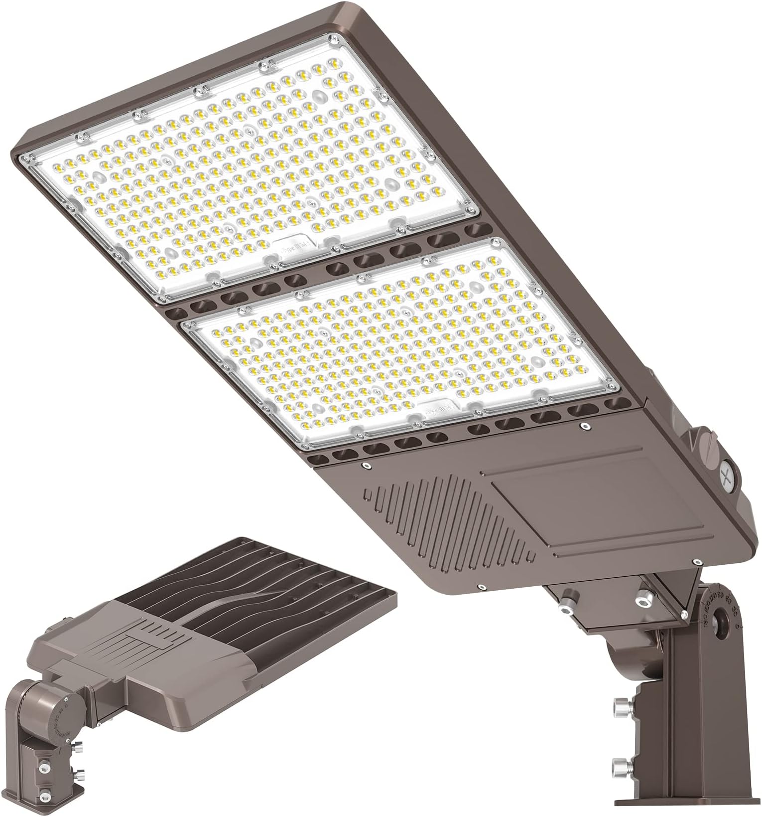 HYPERLITE 300W Parking Lot Lights 45000lm(150lm/w), 2024 New UL Listed ...