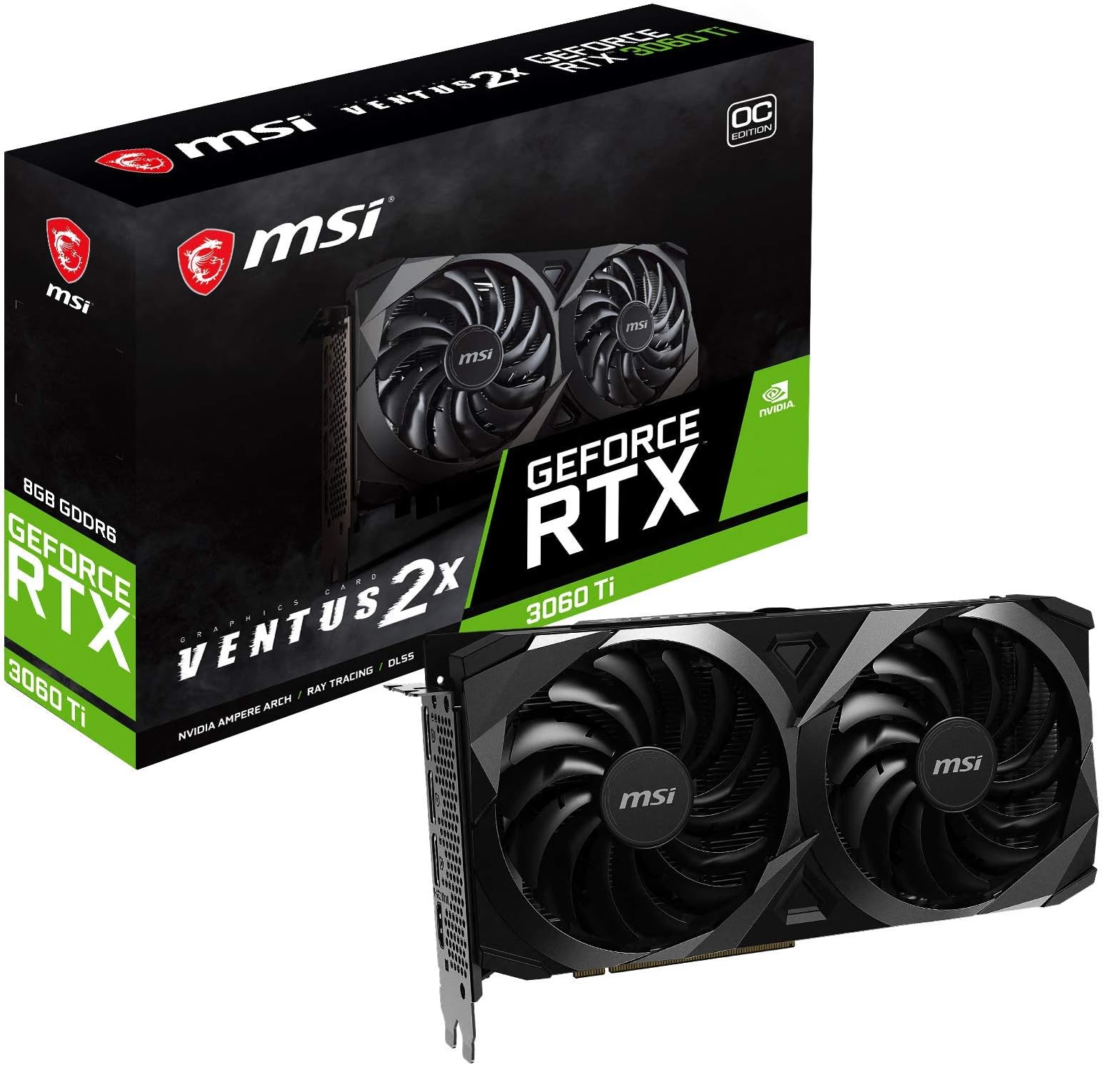 Amazon.com: MSI Gaming AMD Radeon RX 6600 XT 128-bit 8GB GDDR6 DP/HDMI ...
