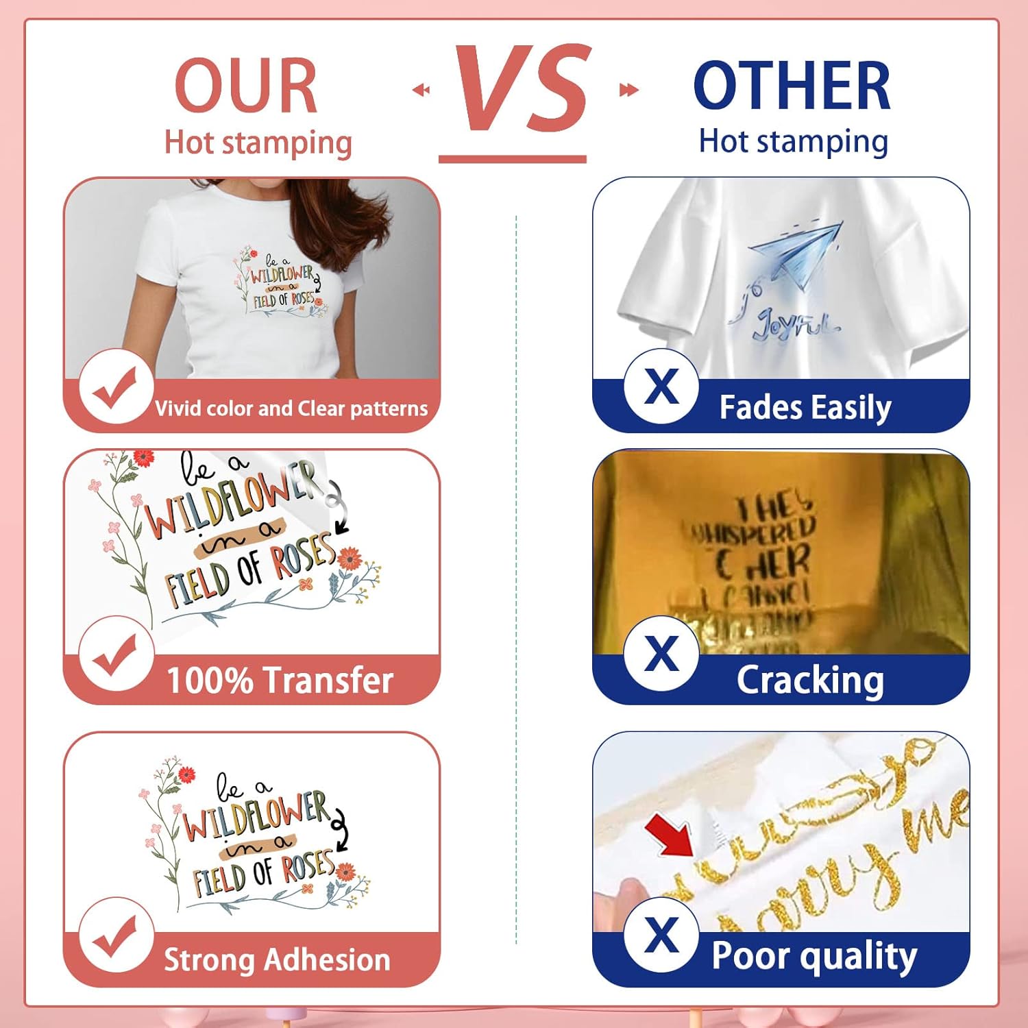 14 calcomanías de vinilo para planchar con flores vintage, parches de ...