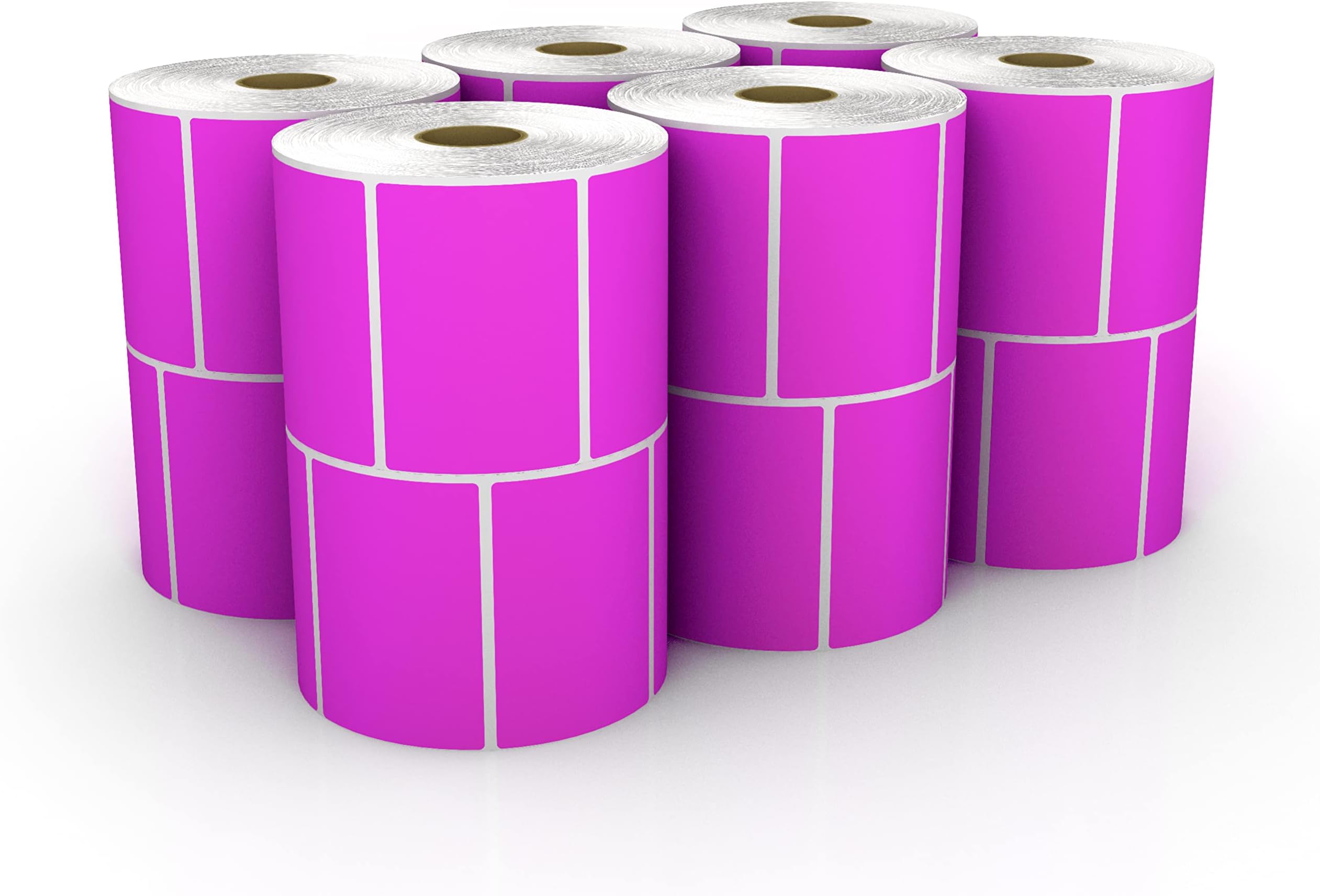 Amazon.com : 3” X 2" Direct Thermal Perforated Stickers Labels for ...