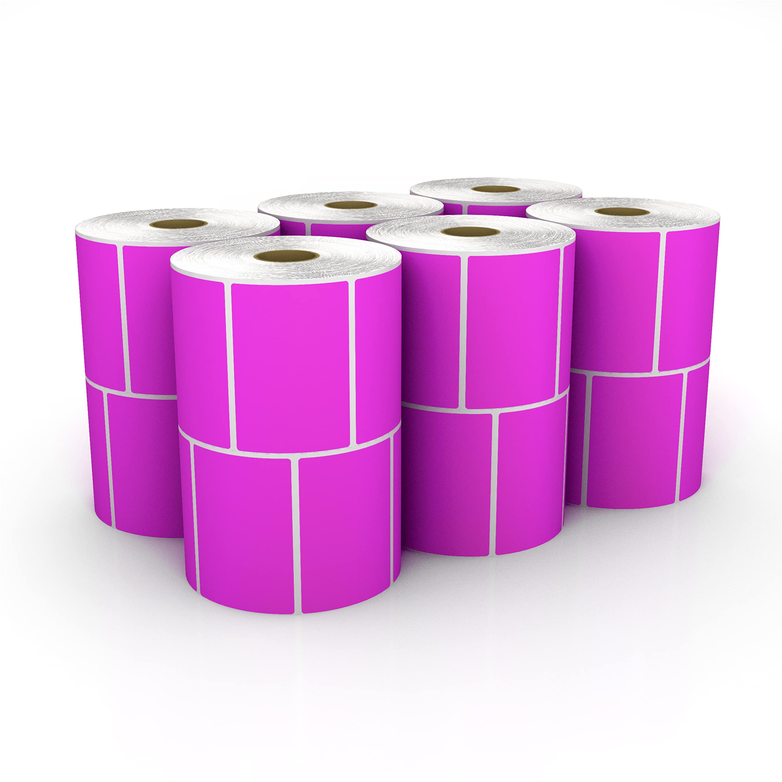 Amazon.com : 3” X 2" Direct Thermal Perforated Stickers Labels for ...