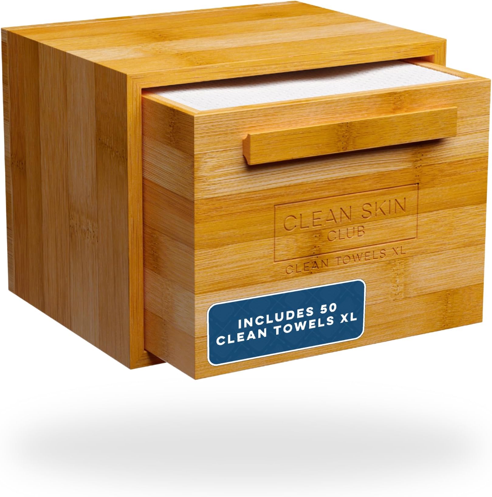 Amazon.com: Clean Skin Club Luxe Bamboo Box with Drawer & Towels XL ...