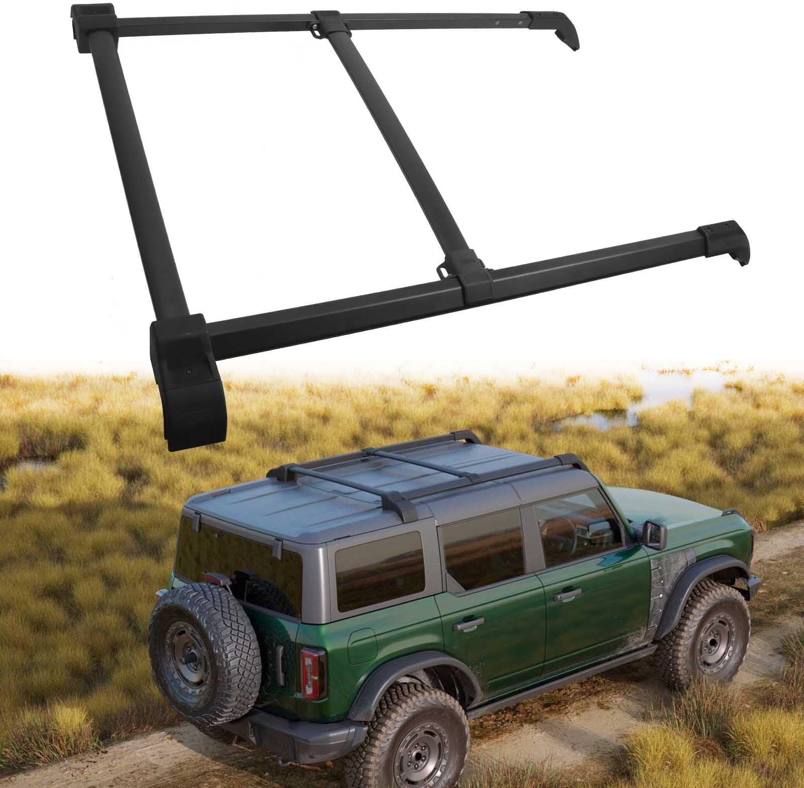 Amazon.com: EZREXPM 4PCS Cross Bars Roof Rack Rails Kit Fit for Ford ...