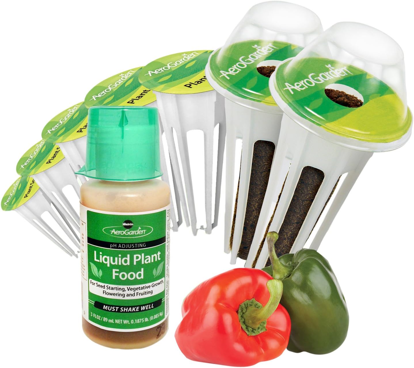 Amazon.com : Miracle-GRO AeroGarden Sweet Bell Peppers Seed Pod Kit (7 ...