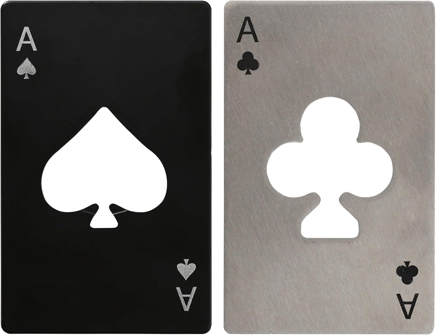 Amazon.com: Ace of Spades Stainless Steel Poker Card Bottle Opener ...