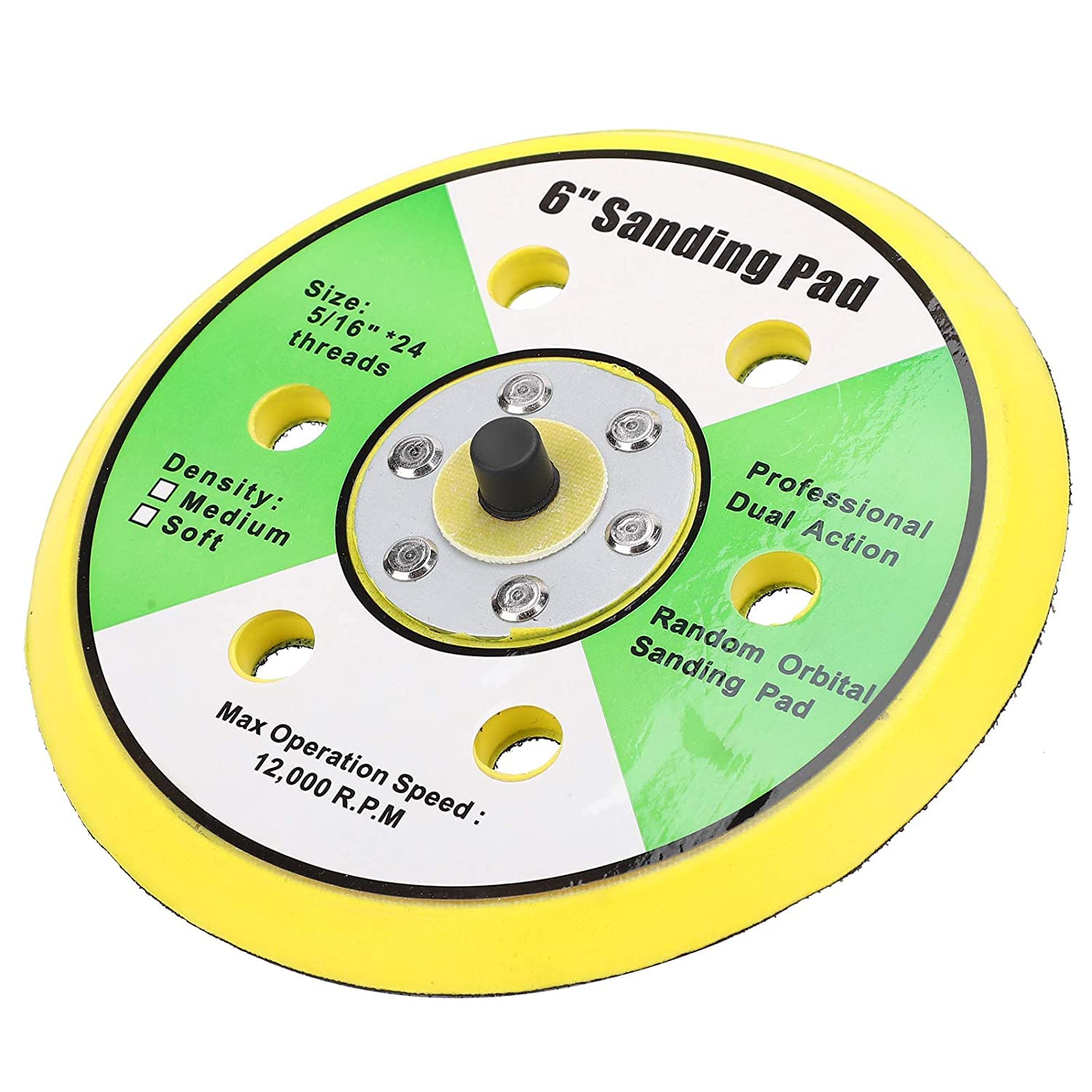 Sanding Backing Pad, Sanding Disc 6 Inch for Grinding Edges and ...