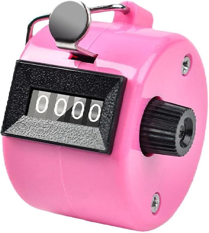 Amazon.com: Metal Handheld Tally Counter, Hand Tally Counter 4 Digital ...