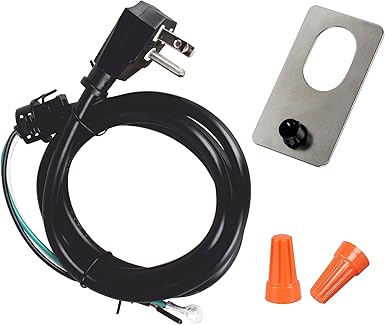 Amazon.com: Range Hood Power Cord Kit, Hardwire to Plug In Conversion ...
