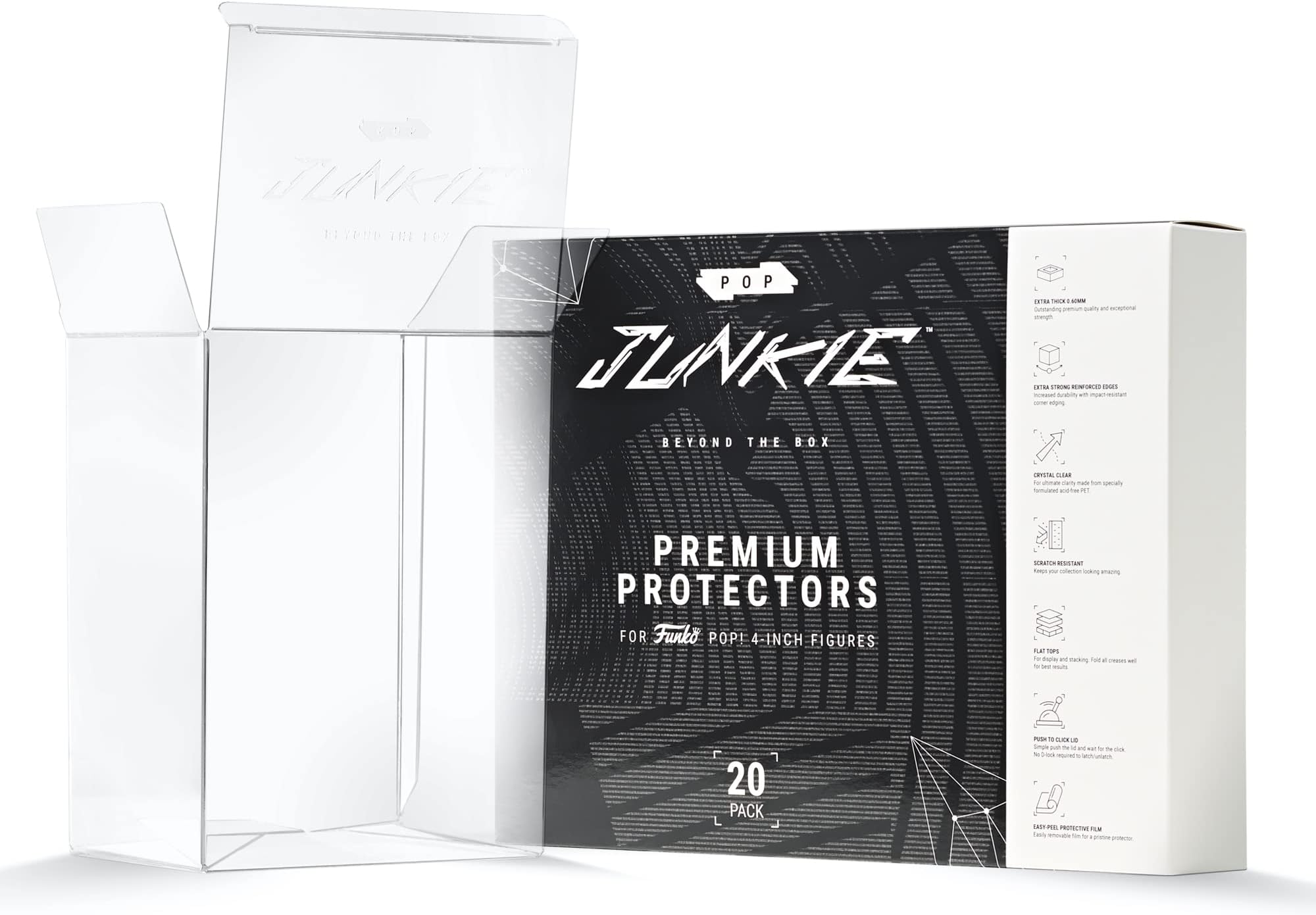 POP JUNKIE Funko POP Protector Premium Display Case for Funko POP ...