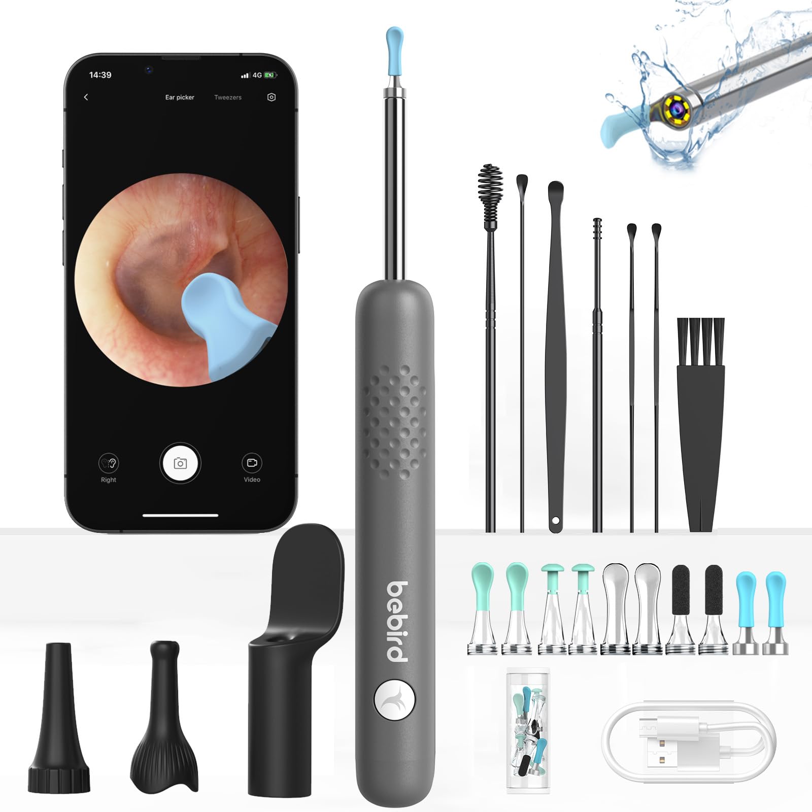 Snapklik.com : BEBIRD R1 Wax Removal Earscope, Ear Canal Cleaner