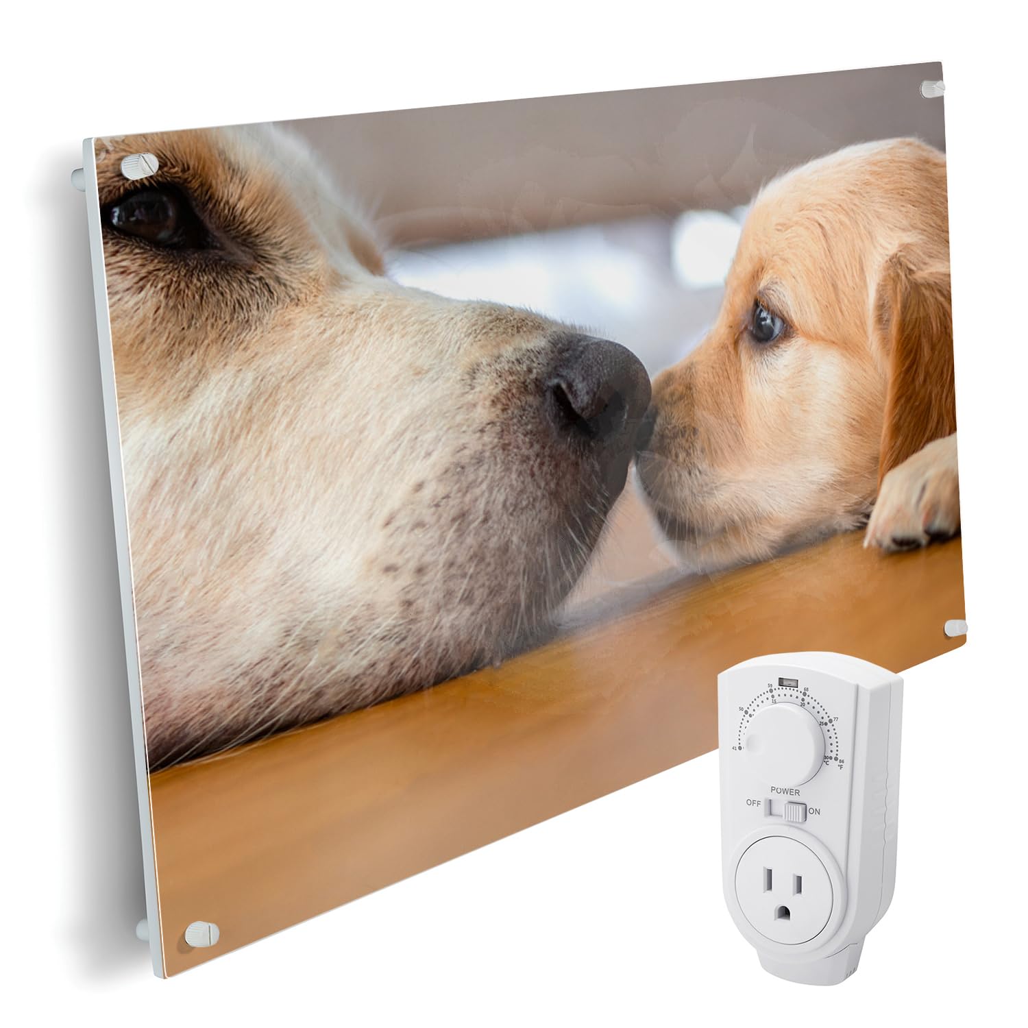 Snapklik.com : EconoHome Wall Mount Space Heater Panel