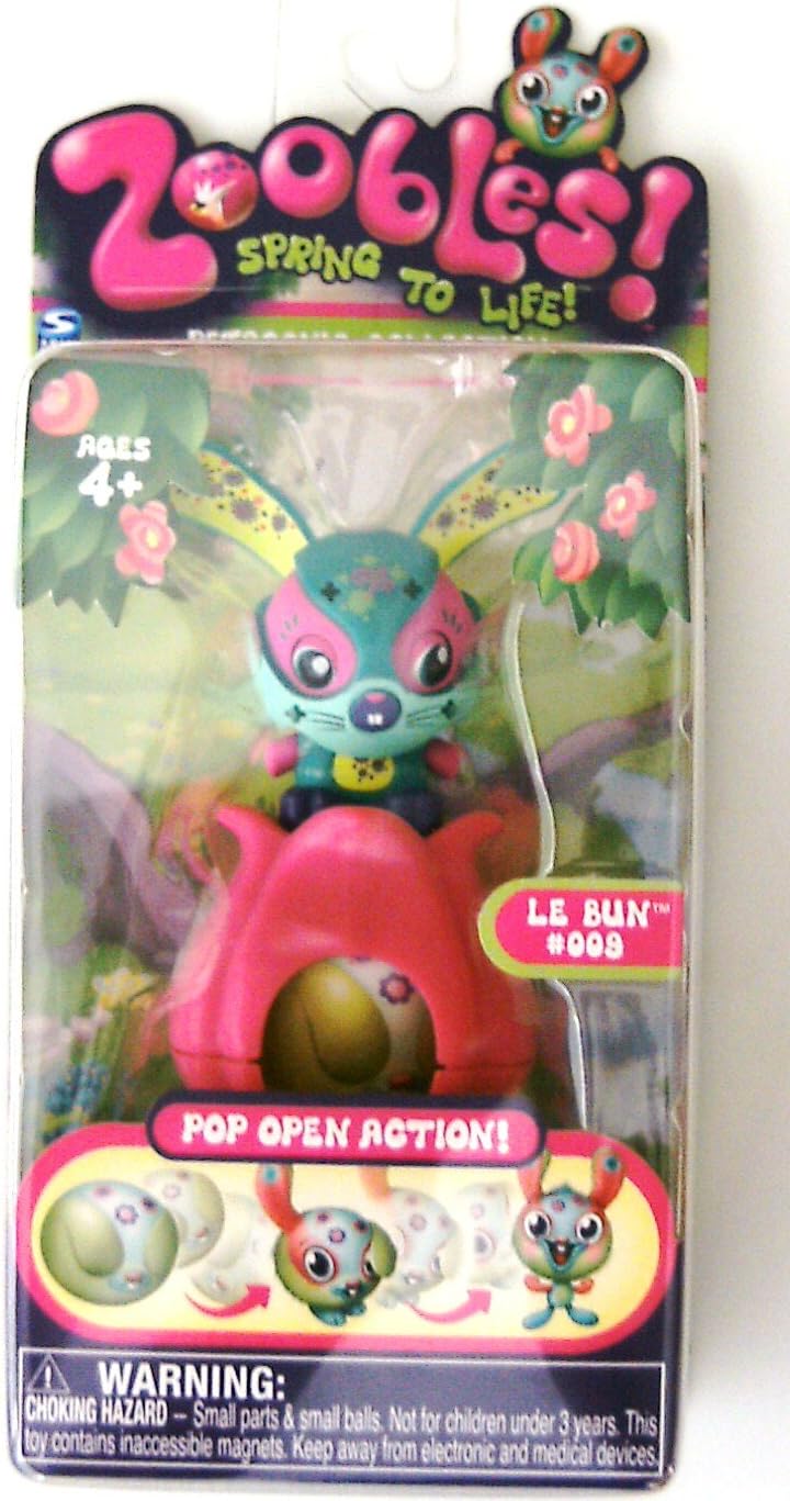 Zoobles Spring To Life Petagonia Collection Le Bun Figure #009: Buy ...