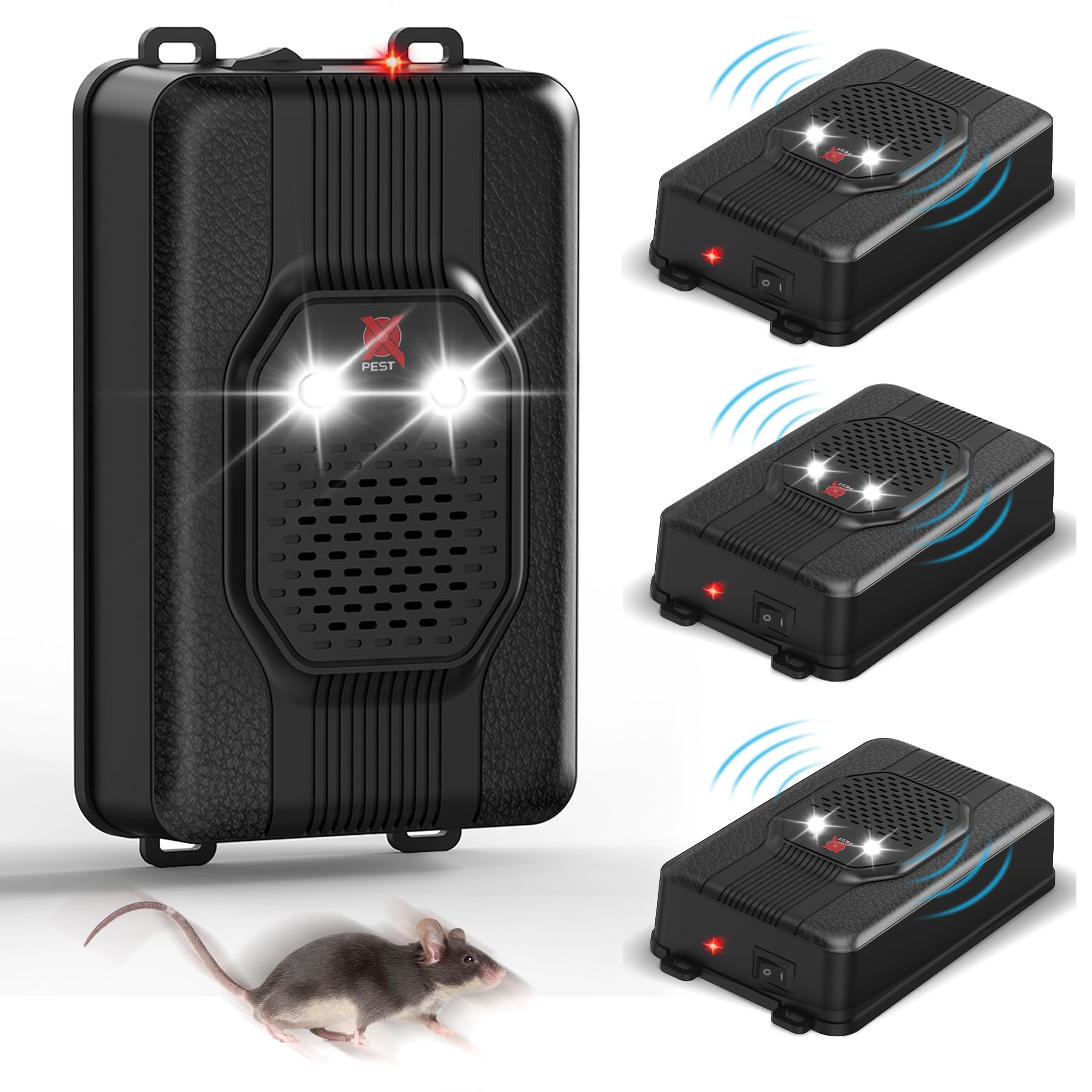 Amazon.com: Ultrasonic Rodent Repeller for Cars and Indoor 4 Packs ...