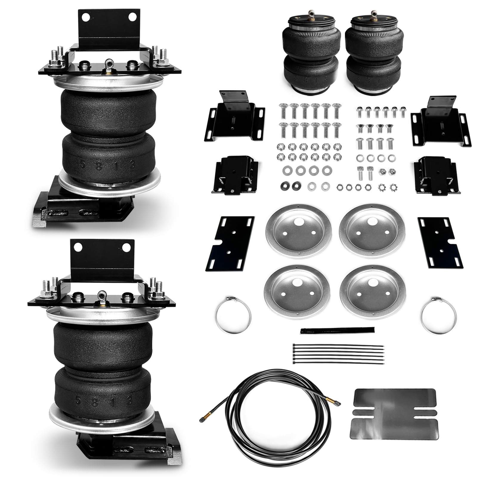 Amazon.com: KEIYSHOLCK Rear Air Spring Bag Suspension Kits Compatible ...