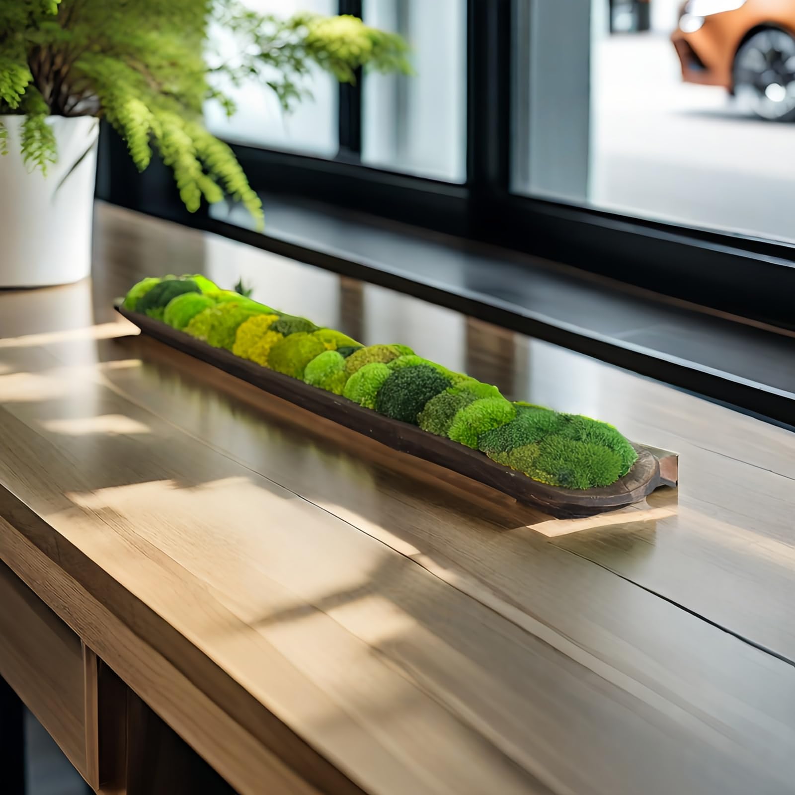 Amazon.com: prefleur Only Moss No Bowl 4 Color Mix Pack Preserved Pole ...