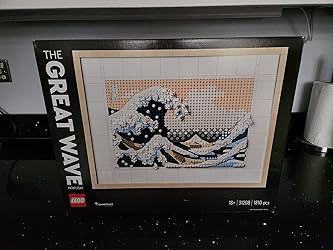 LEGO Art Hokusai – The Great Wave, 3D Japanese Wall Art Craft Set ...