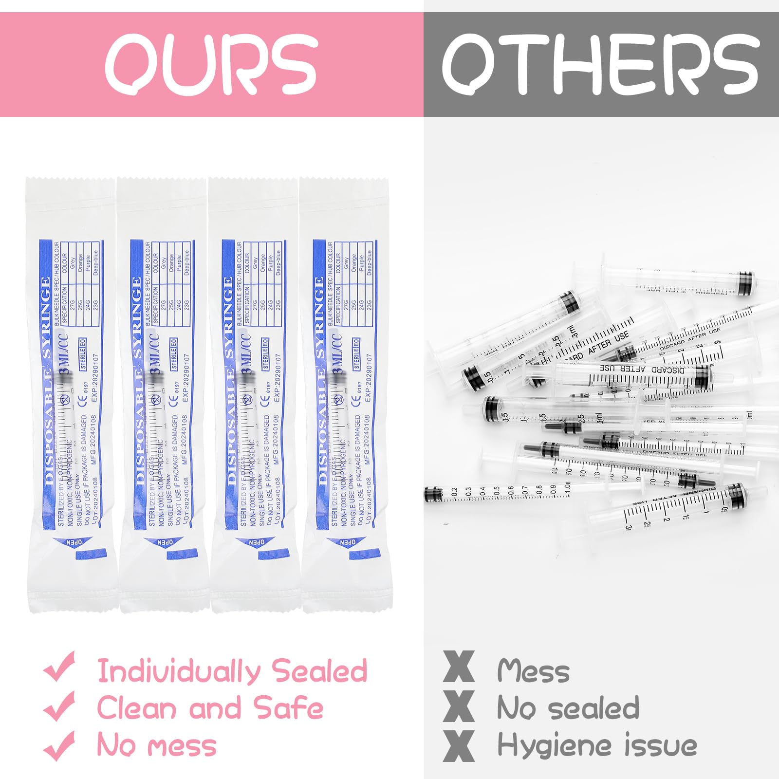 Snapklik.com : 100 Set Colostrum Collector Kit Include 100 1ml /3ml ...