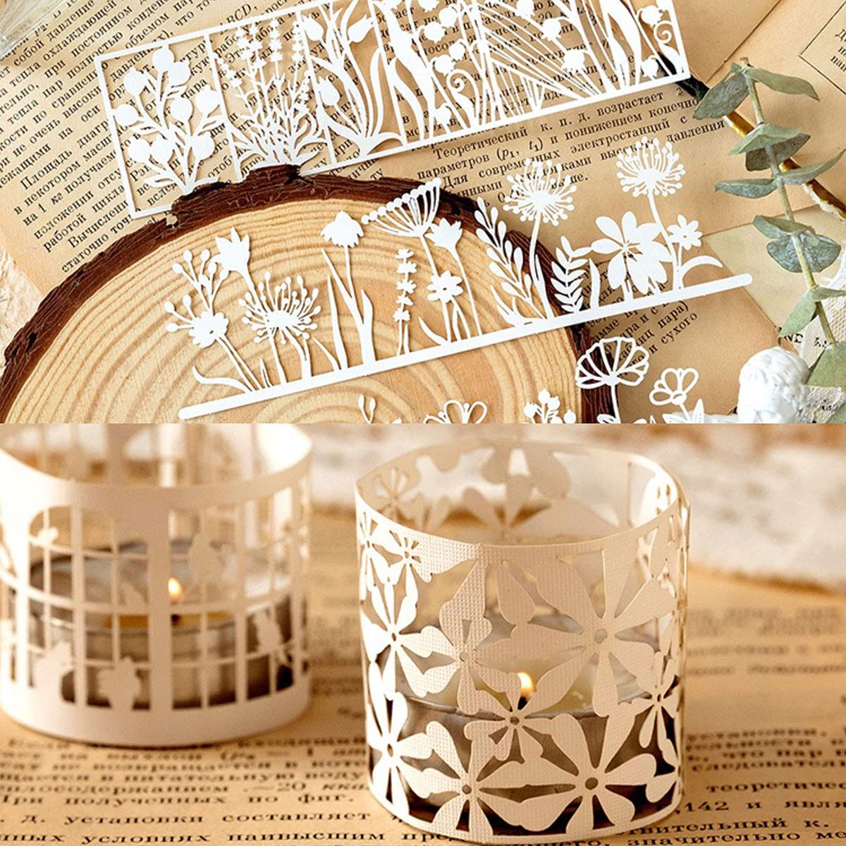 Snapklik.com : MOLNESO 30PCS Thick Lace Border Paper Scrapbook Frames ...
